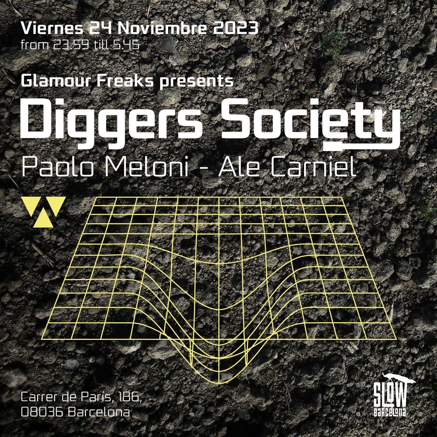 Glamour Freaks presents Diggers Society: Paolo Meloni + Ale Carniel ...