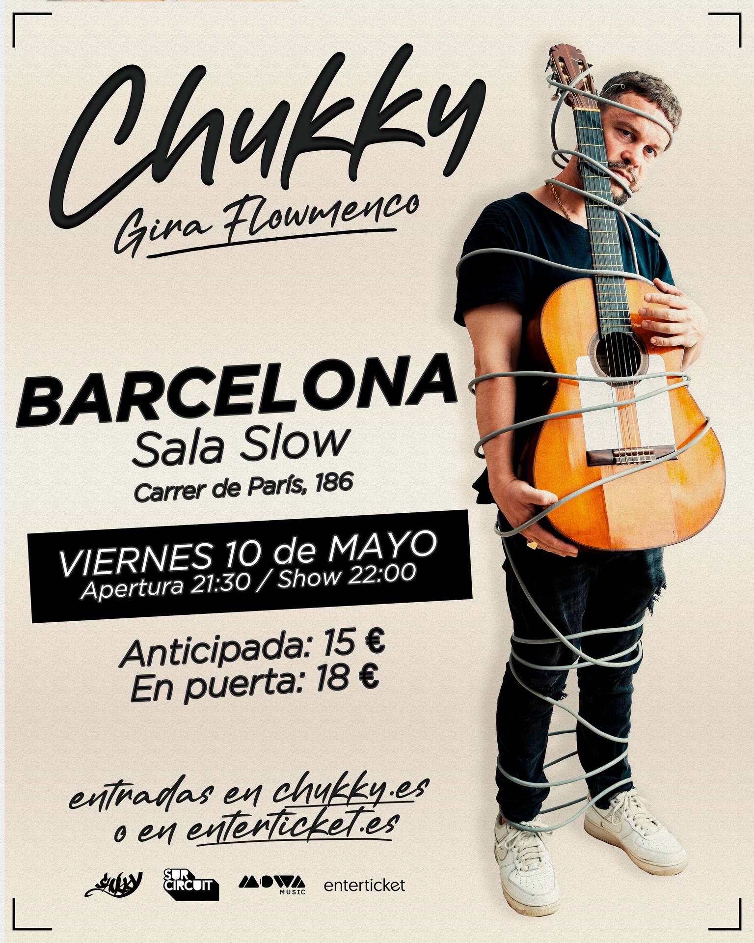 LIVE! Chukky - Slow Barcelona - Cocktails & Boîte